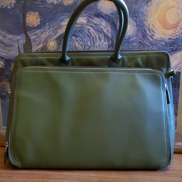 Levenger | Bags | Womens Leather Brief Case Excellent Condition | Poshmark